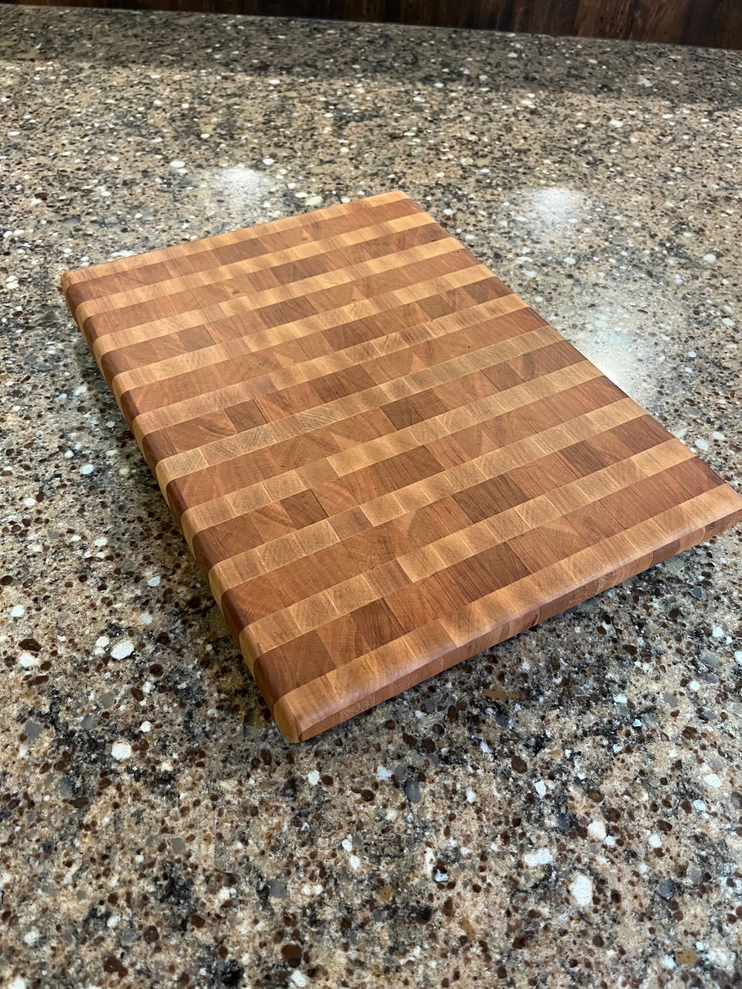 Cherry End Grain Cutting Board - Etsy