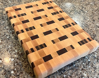 Maple End Grain Cutting Board - Etsy