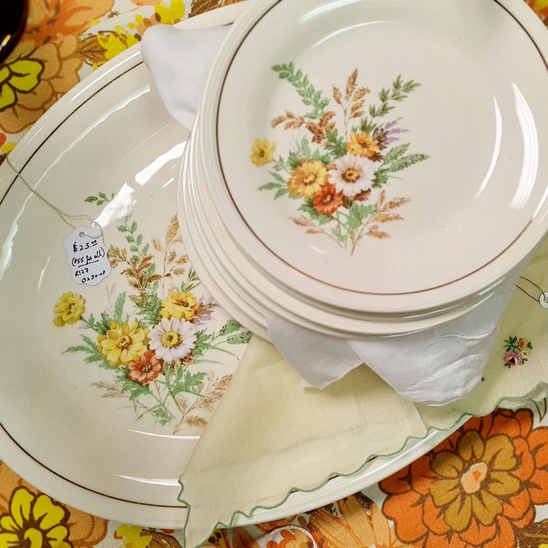 Edwin M Knowles Platter - Etsy