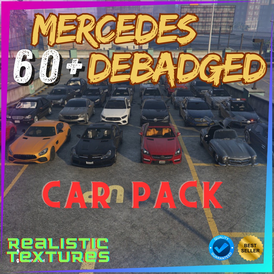 Fivem Mercedes Debadged Car Pack, 60 Mercedes Debadged Cars, Fİvem Car ...