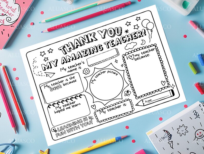 Teacher Appreciation Gift, Printable Teacher Appreciation Week Gift ...