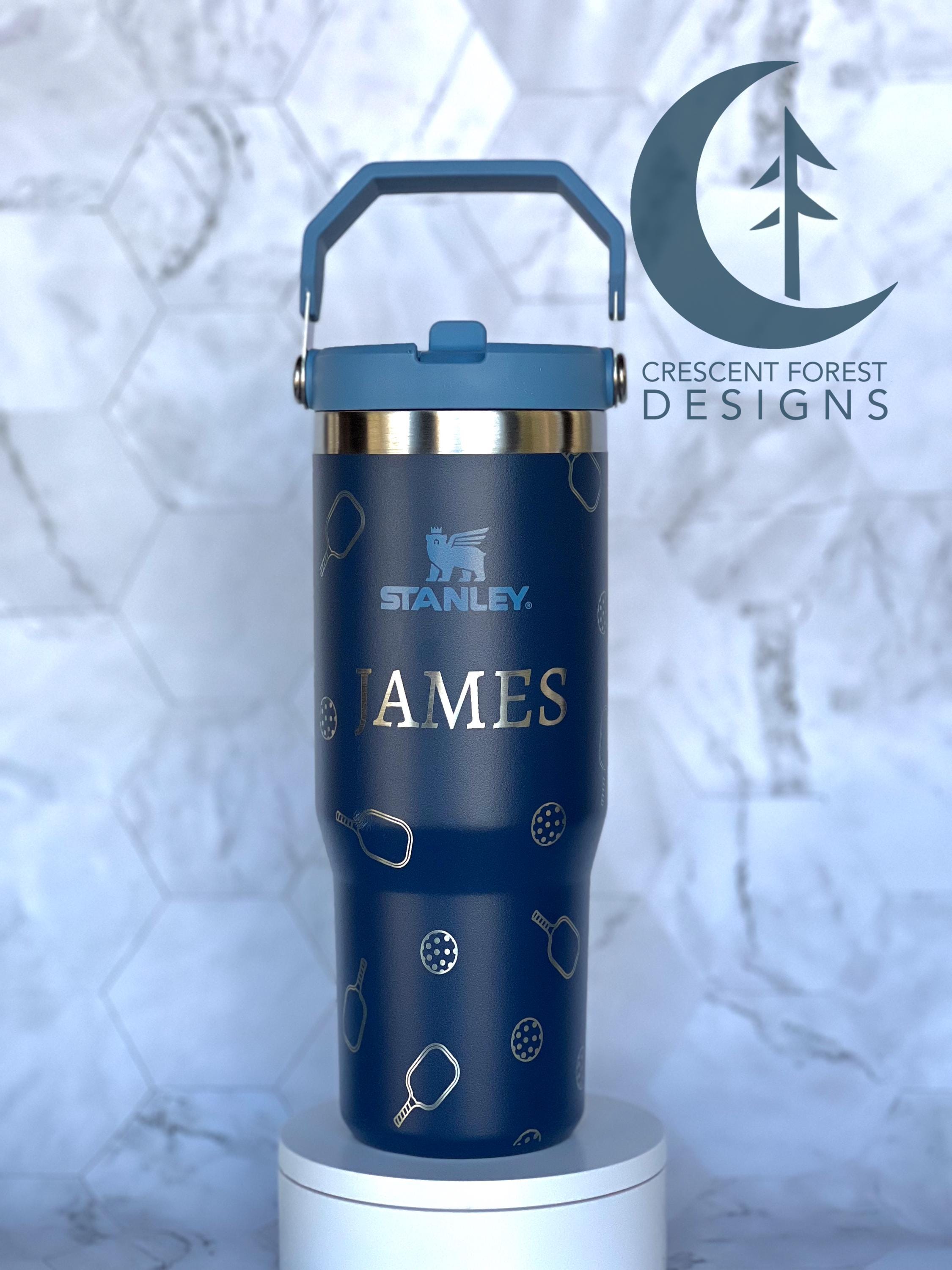 Custom Engraved 30oz Stanley Iceflow Flip Straw Tumbler | Personalized ...