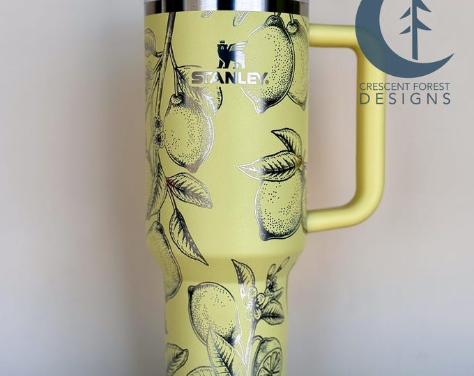 Summer Floral Hand Painted Stanley Tumbler / Hand Painted Stanley ...