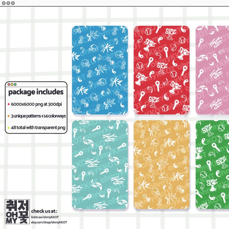 STRAY KIDS Karma Album Multi-purpose DIY Print Gift Wrap Seamless ...