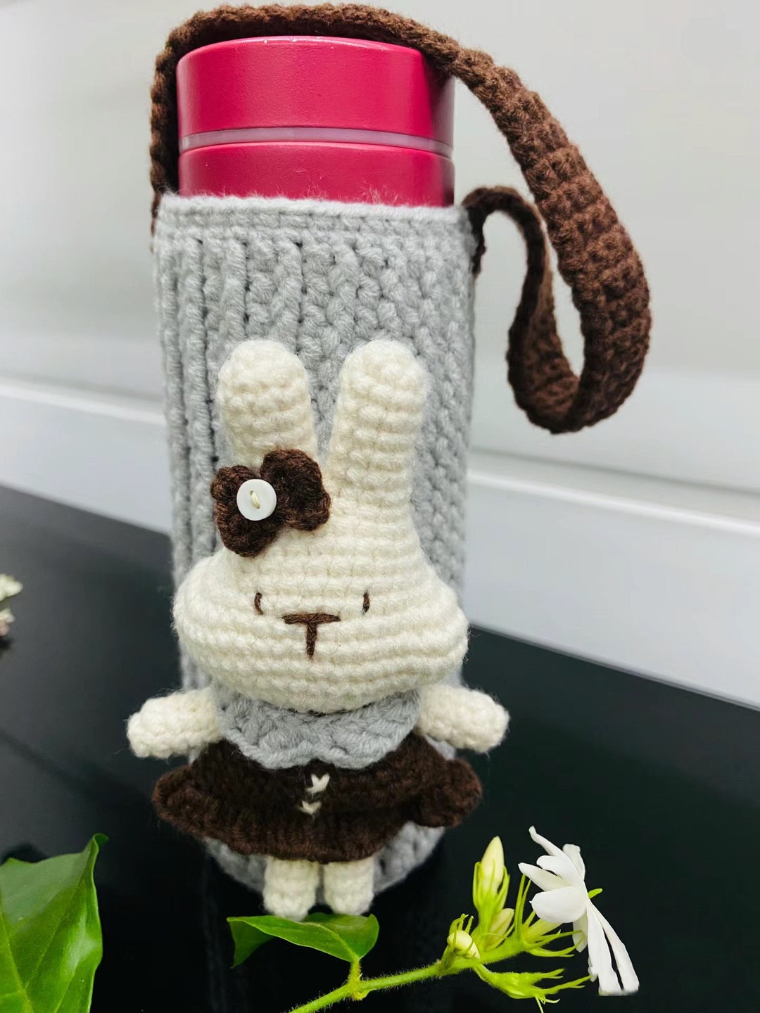 Rabbit Crochet Coasters, Crochet Rabbit Coasters, Cute Crochet Coaster ...