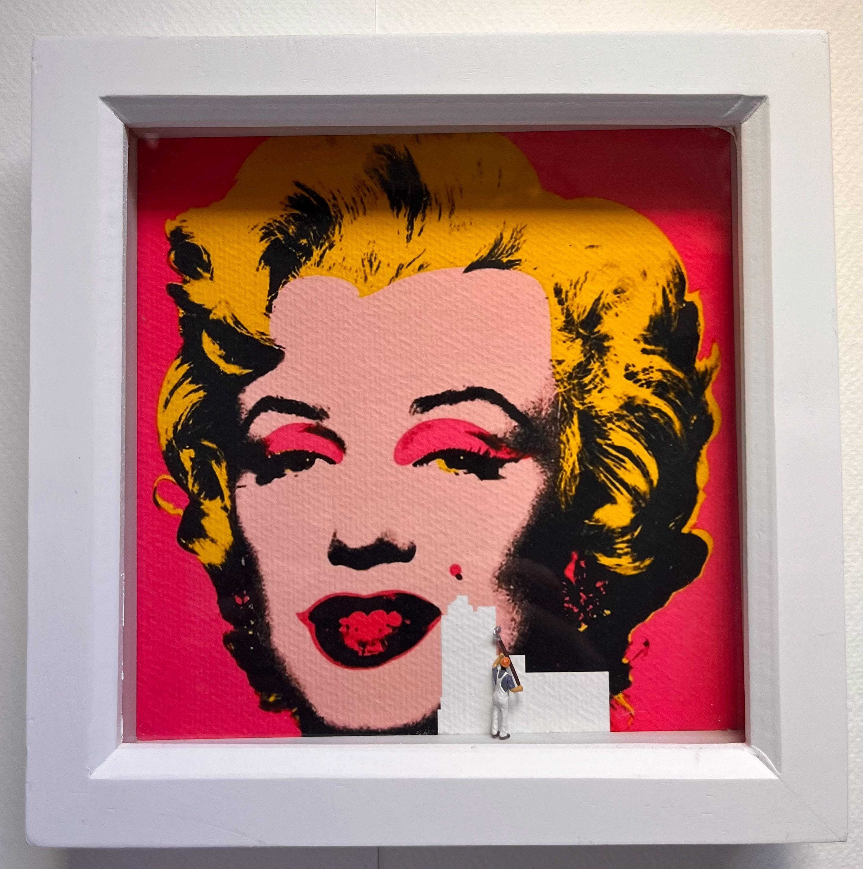 Andy Warhol - Marilyn Monroe. Model Figures Completing Painting - Etsy