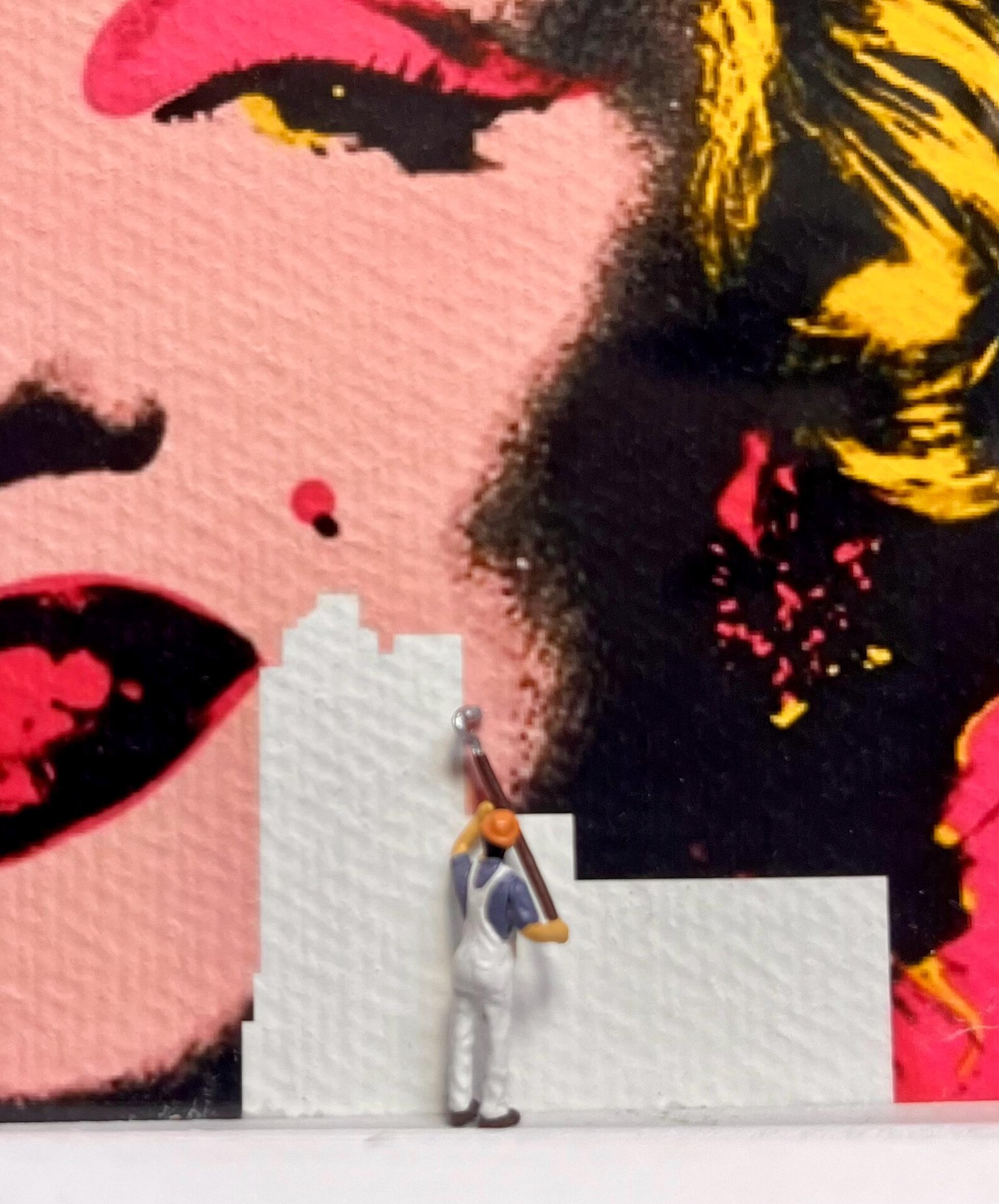 Andy Warhol - Marilyn Monroe. Model Figures Completing Painting - Etsy