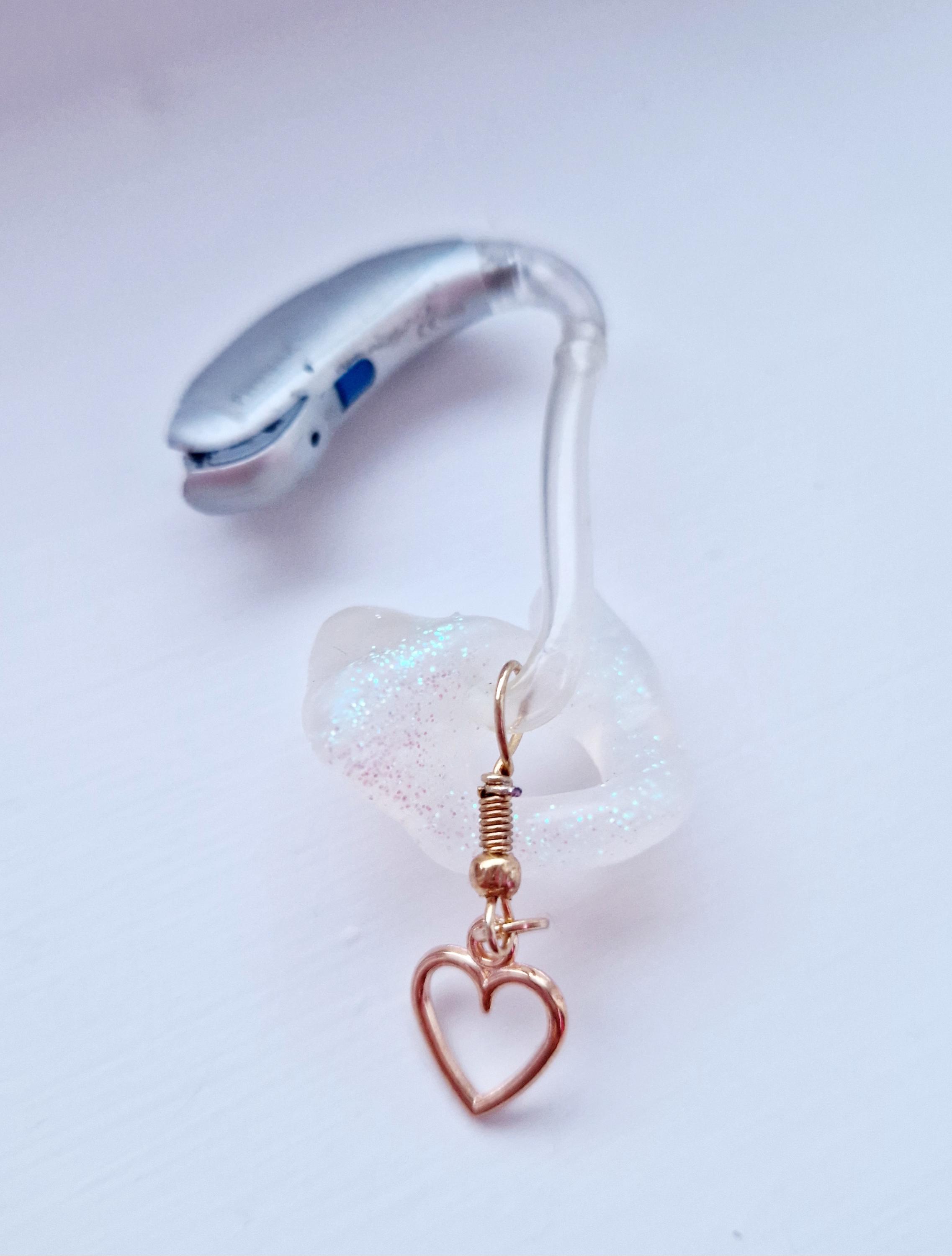 Heart Hearing Aid Charm - Etsy UK