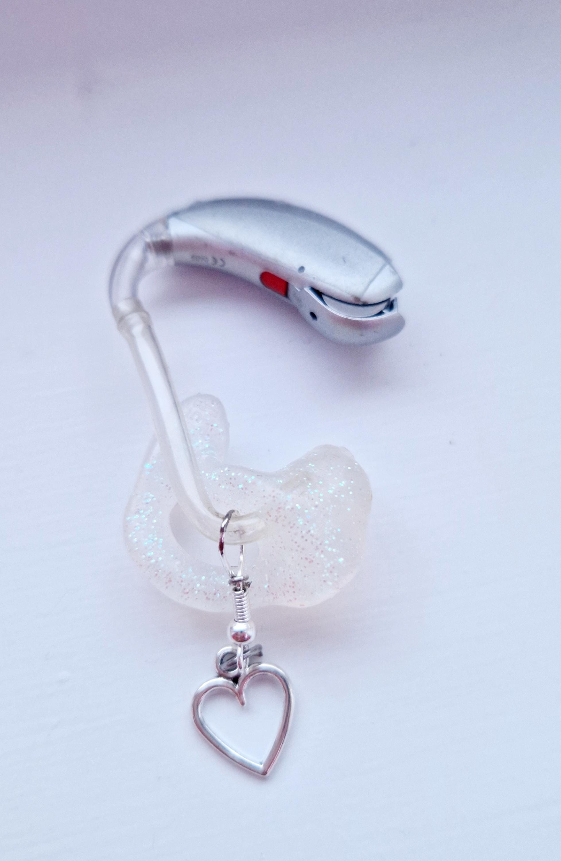 Heart Hearing Aid Charm - Etsy UK