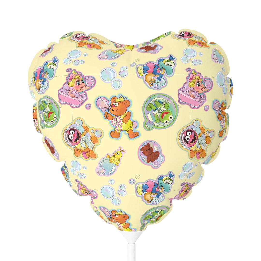 Muppet Babies Balloon (round & Heart Shaped 11") - Etsy