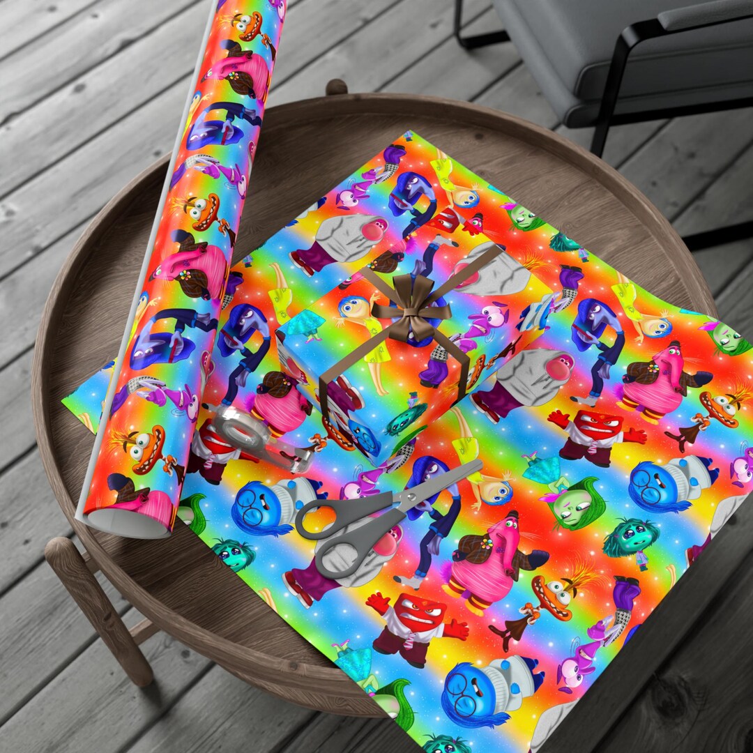 Inside Out Gift Wrapping Papers - Etsy