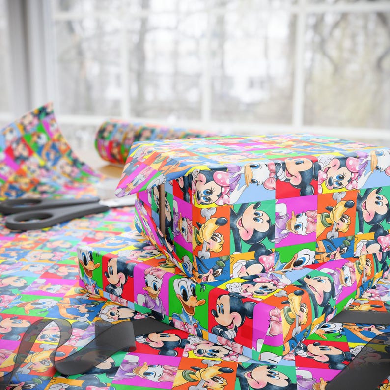 Mickey Mouse & Friends Gift Wrapping Papers 1pc Roll - Etsy