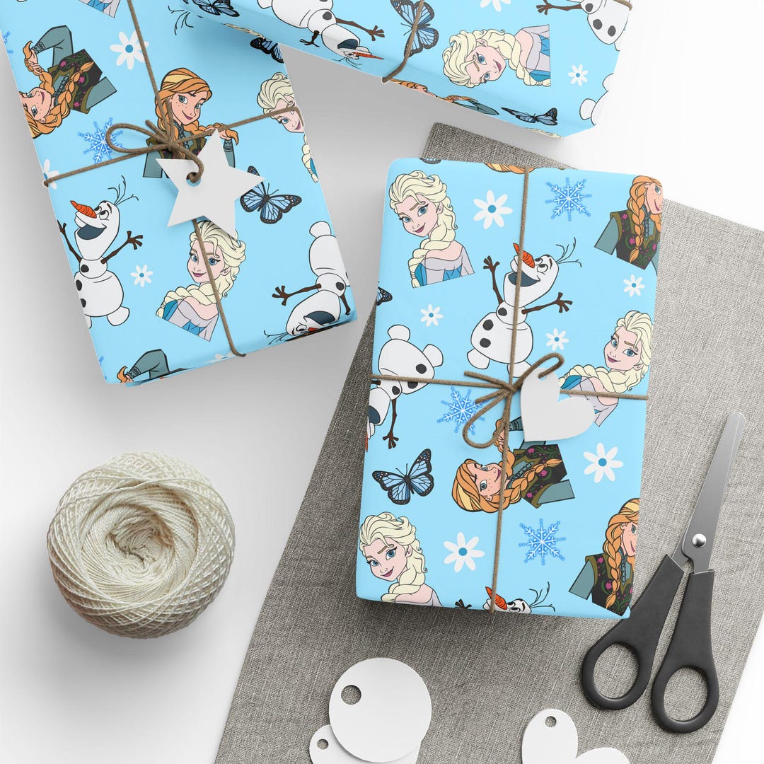 Frozen Gift Wrapping Papers 1pc Roll - Etsy