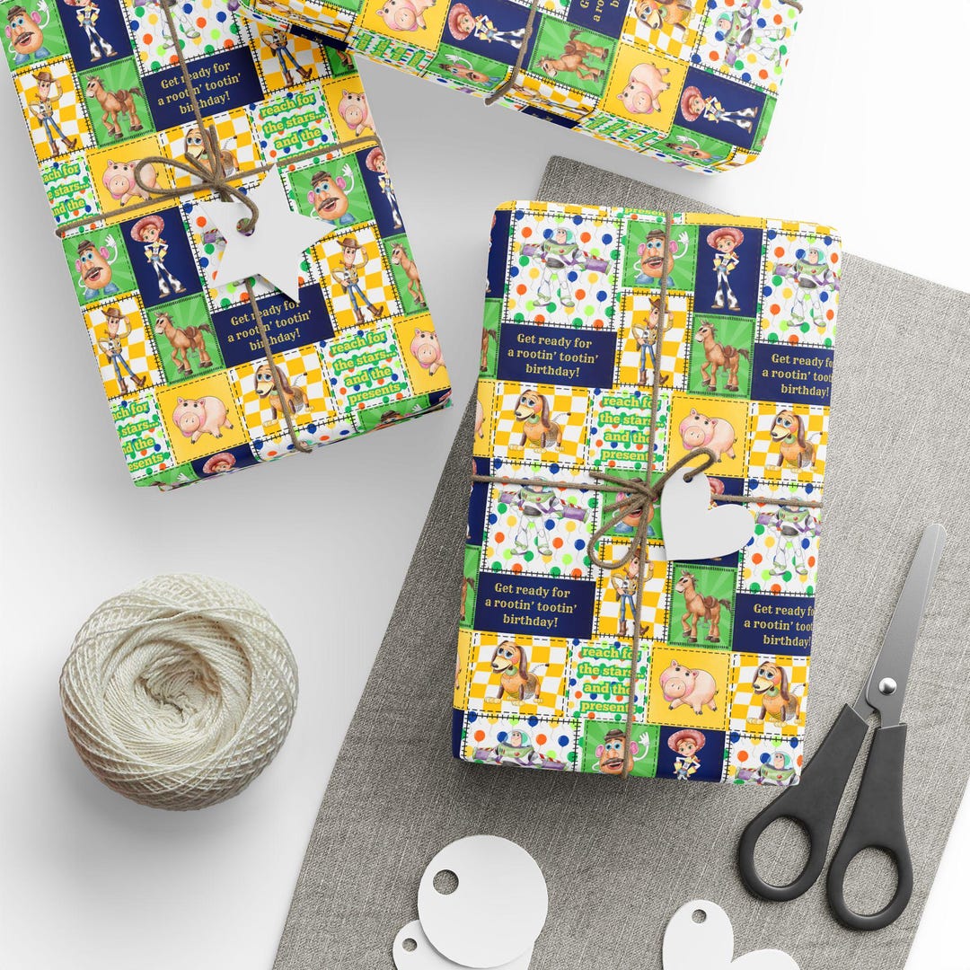 Toy Story Birthday Gift Wrapping Papers 1pc Roll - Etsy