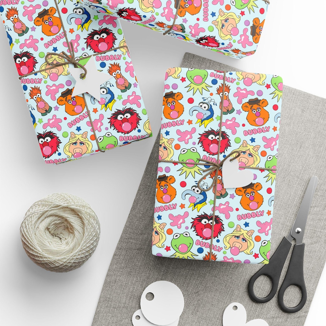 Muppets Gift Wrapping Papers 1pc Roll - Etsy