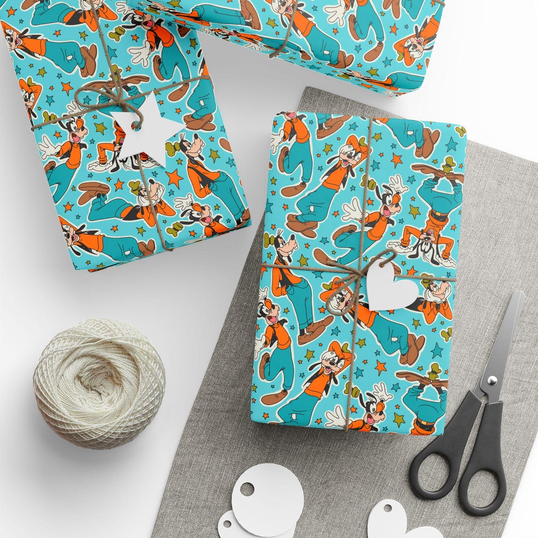 Goofy Gift Wrapping Papers 1pc Roll - Etsy
