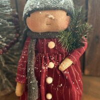 PDF Sewing Pattern - Primitive Reindeer in Santa Hat - Prim Hobby Horse ...