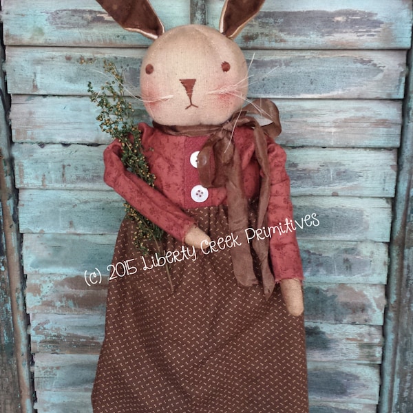 Primitive Rabbit Patterns - Etsy