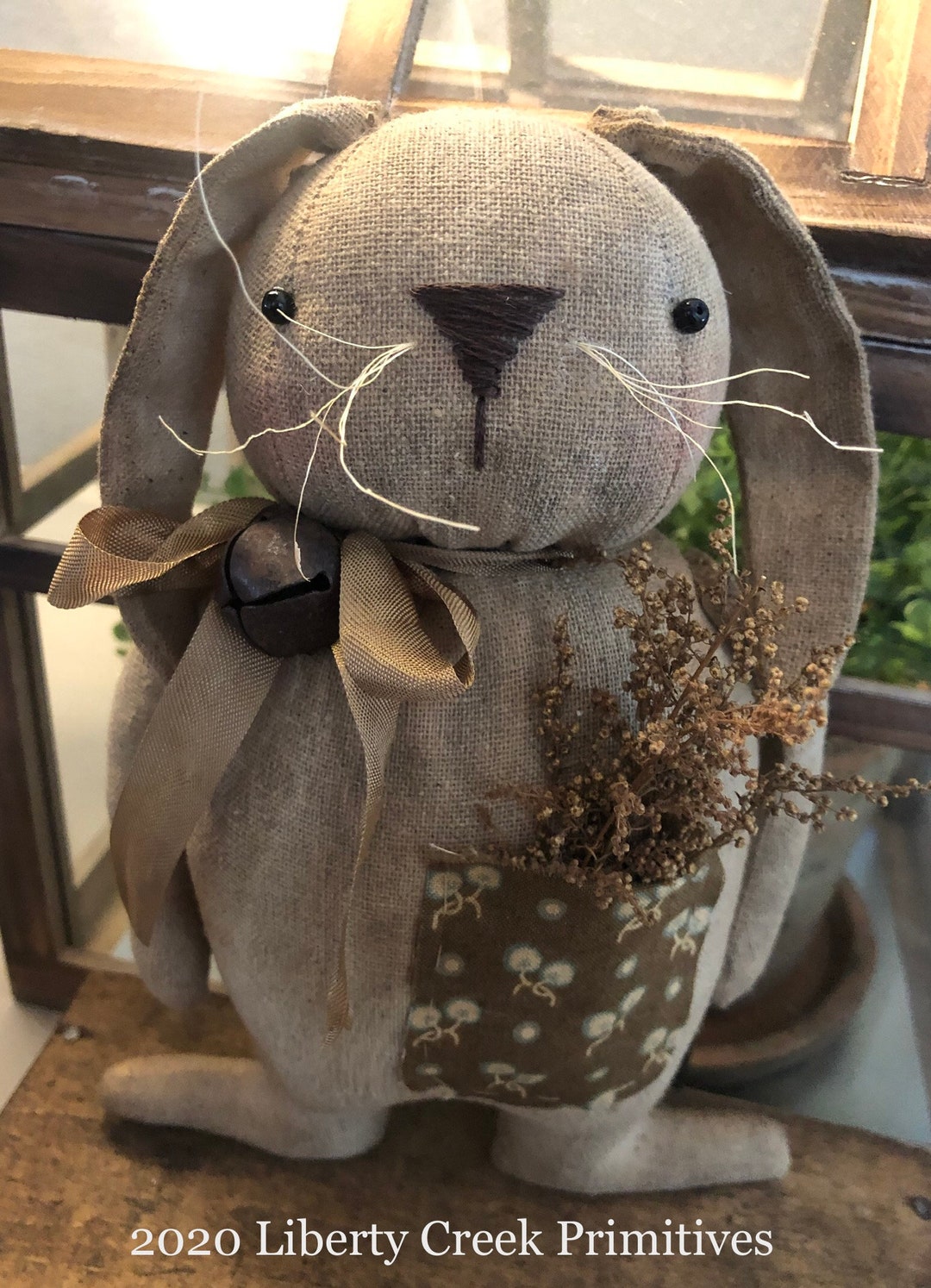 Primitive Easter Bunny Rabbit Bun Bun PDF PATTERN - Etsy