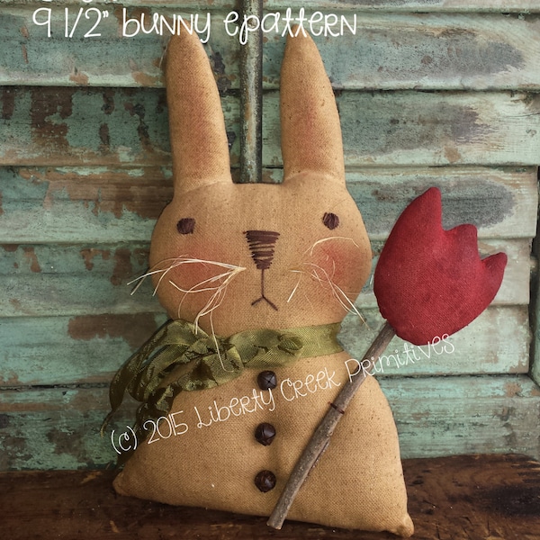 Primitive Rabbit Patterns - Etsy