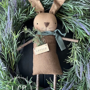 Primitive Easter Bunny Rabbit Doll Eleanor Digital PATTERN - Etsy