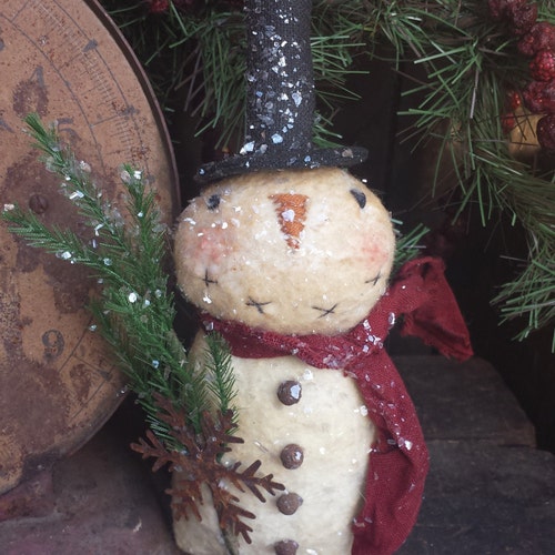 Primitive E-PATTERN Snowman Stumps - Etsy