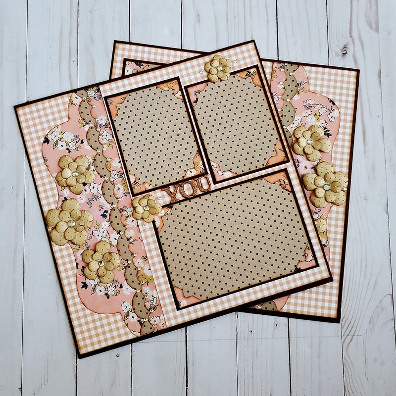 Premade Scrapbook Pages - Etsy