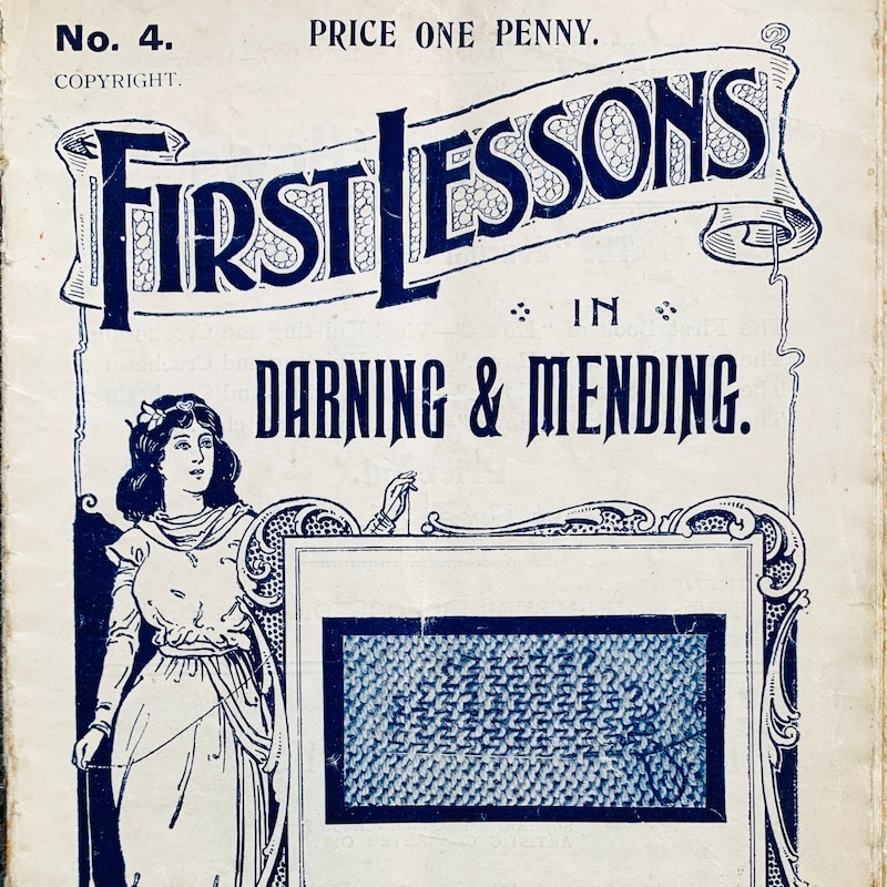 Antique Sewing Mending - Etsy UK