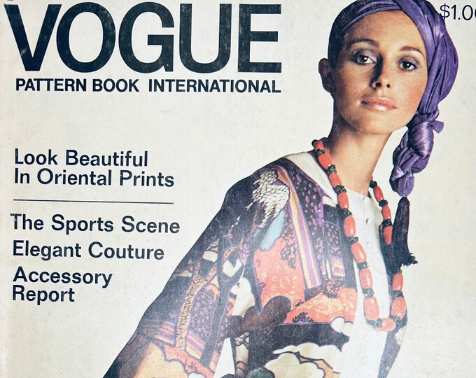 60s Vogue Pattern Book Catalog Sewing Pattern Magazine Seasonal ...