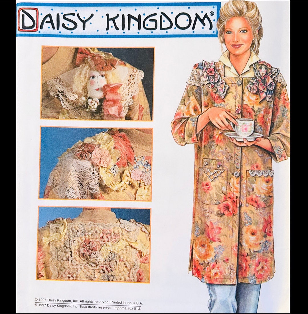 Simplicity 7718, Art Smock Sewing Pattern, Painters Smock Pattern, Tote ...