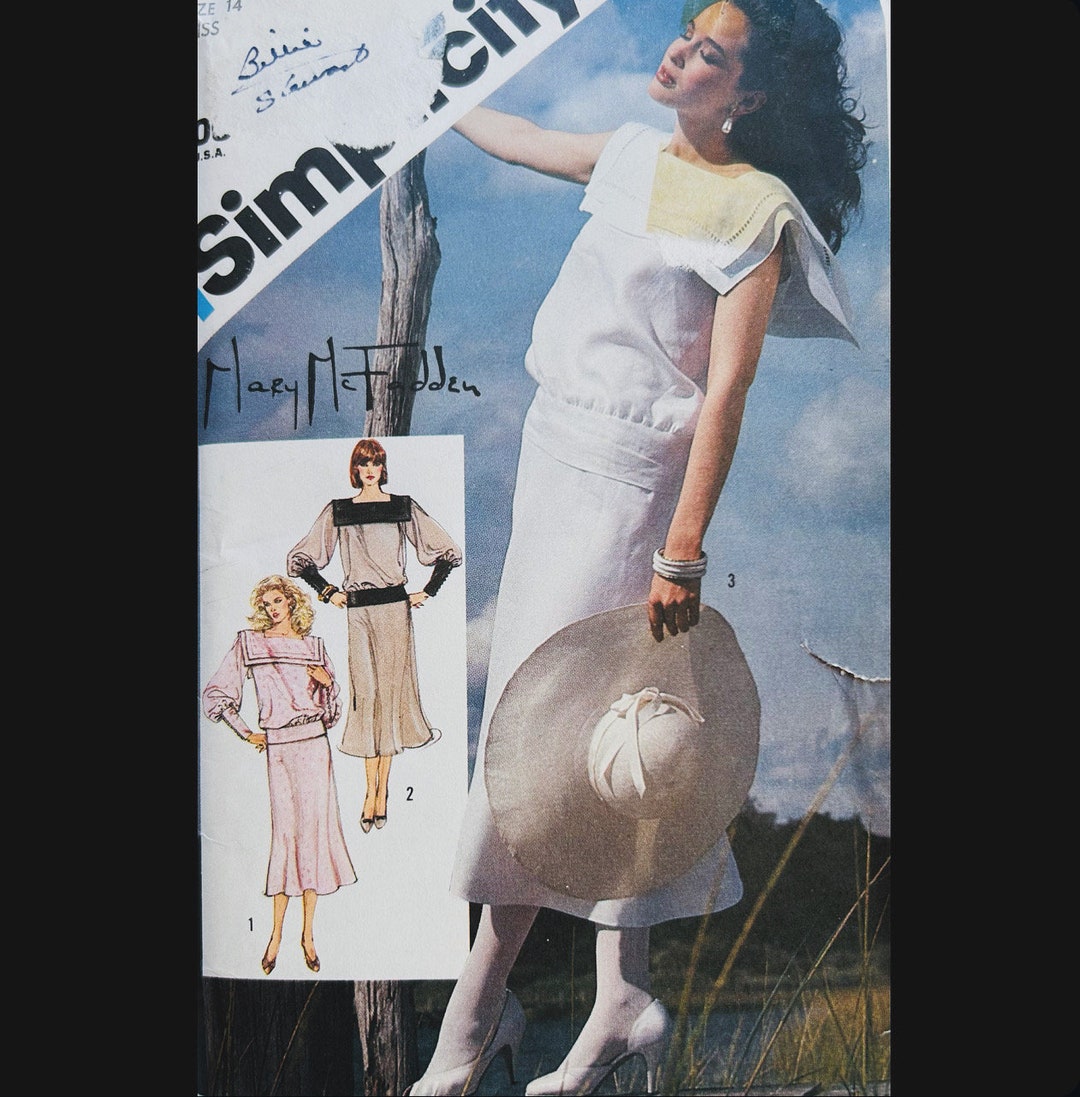 Simplicity 6317 B36, Sailor Dress Pattern, Nautical Dresses for Women ...