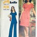 Simplicity 5556 XL, Pantsuit Pattern, Straight Leg Pants Pattern, Pant ...