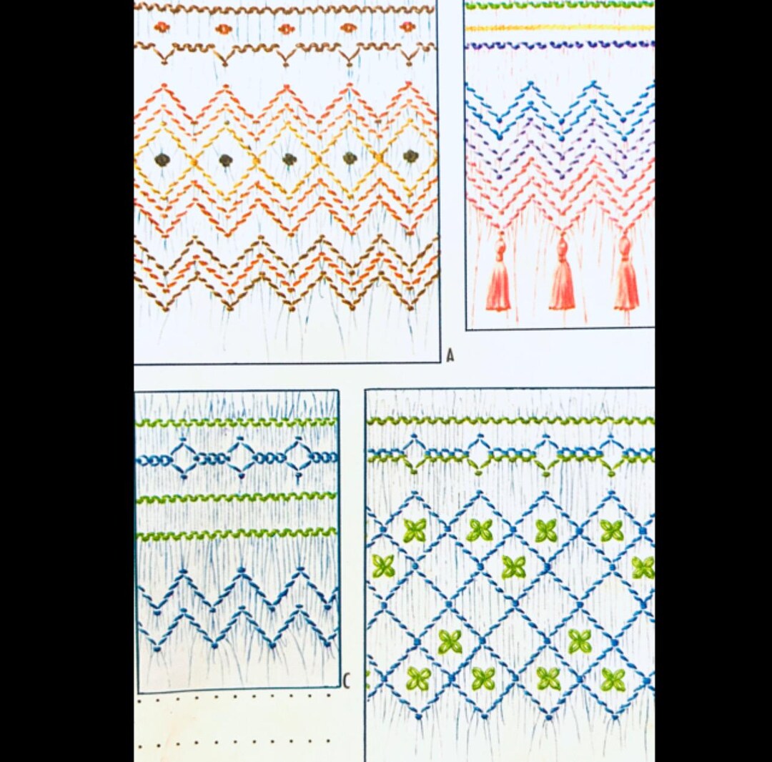 Smocking Patterns for Girls, Smocked Embroidery Designs, Smocking ...