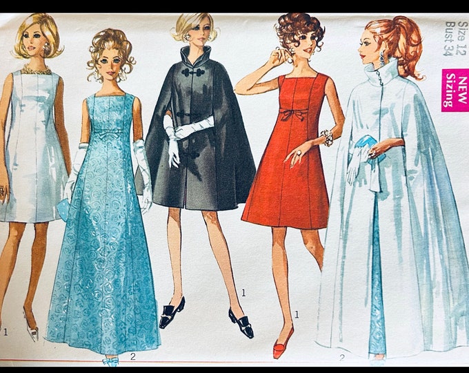 Simplicity 7858 B34, Opera Cape Pattern, Patterns for Capes, A Line ...