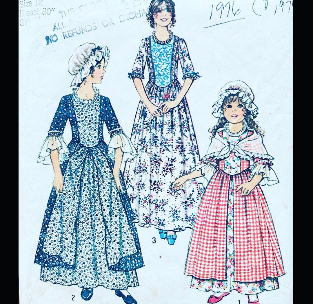 Colonial Dress Pattern Panniers Pattern Schuyler Sisters - Etsy