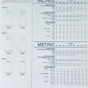 Stretch Sew 2055, Slip Sewing Pattern, Full Slip Patterns, Half Slip ...