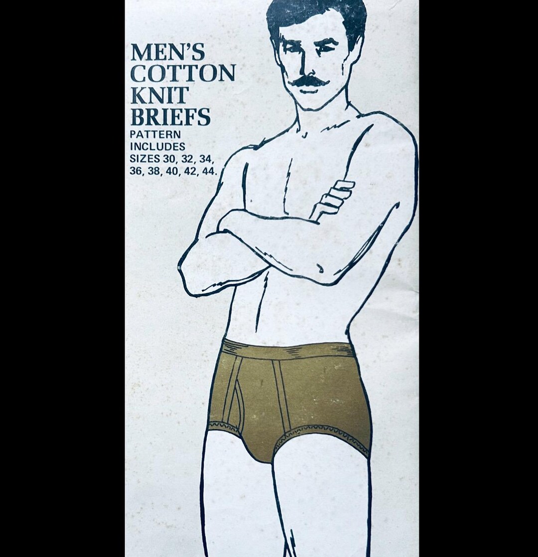 Tighty Whities Pattern, Underwear Patterns, Mens Briefs Sewing Pattern ...