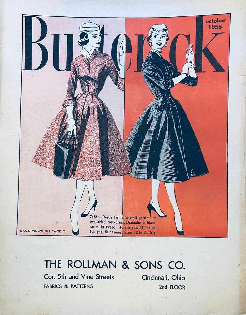 Sewing Pattern Catalog, Vintage Magazines, 50s Fashion Magazine ...