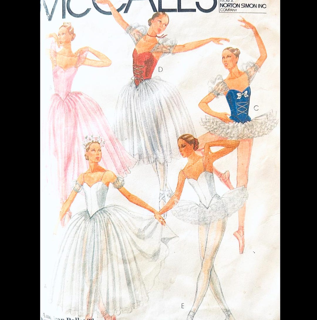 Mccalls 7990 B30, Adult Tutu Pattern, Dancewear Pattern, Dance Sewing ...