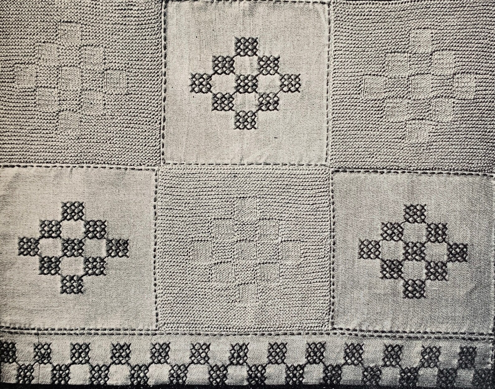 Bedspread Knitting Pattern, Colonial Knitting Pattern, Vintage Knit ...
