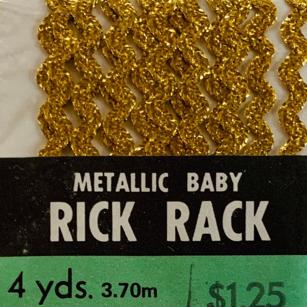 Gold Rick Rack - Etsy