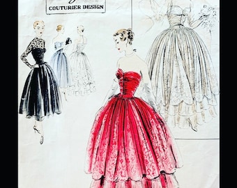 Ball Gown Pattern - Etsy