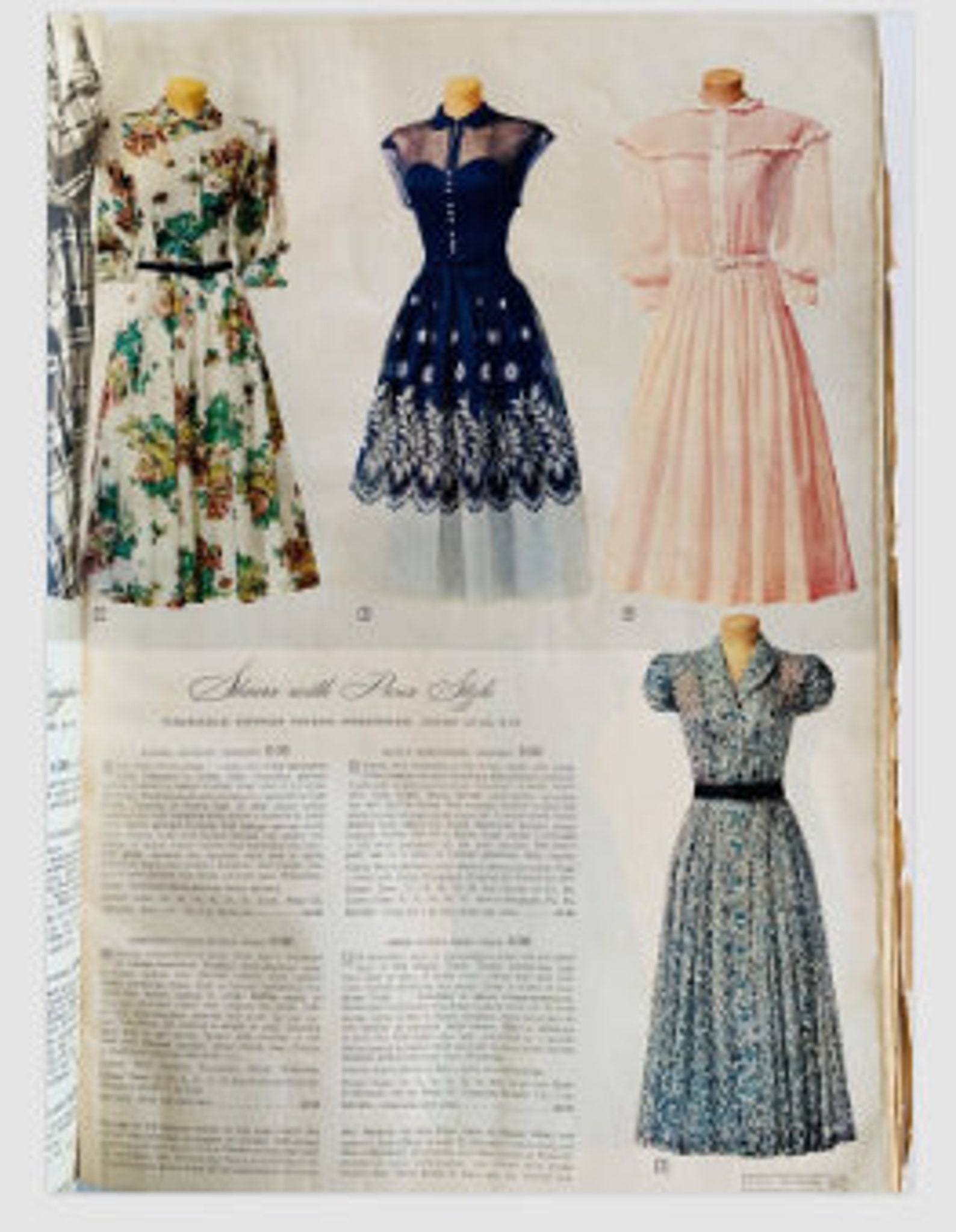 Montgomery Ward Catalog Fashion Catalog Department Store - Etsy