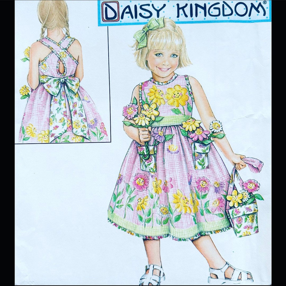 Simplicity 5132, Toddler Girls Summer Dress Pattern, Daisy Kingdom ...