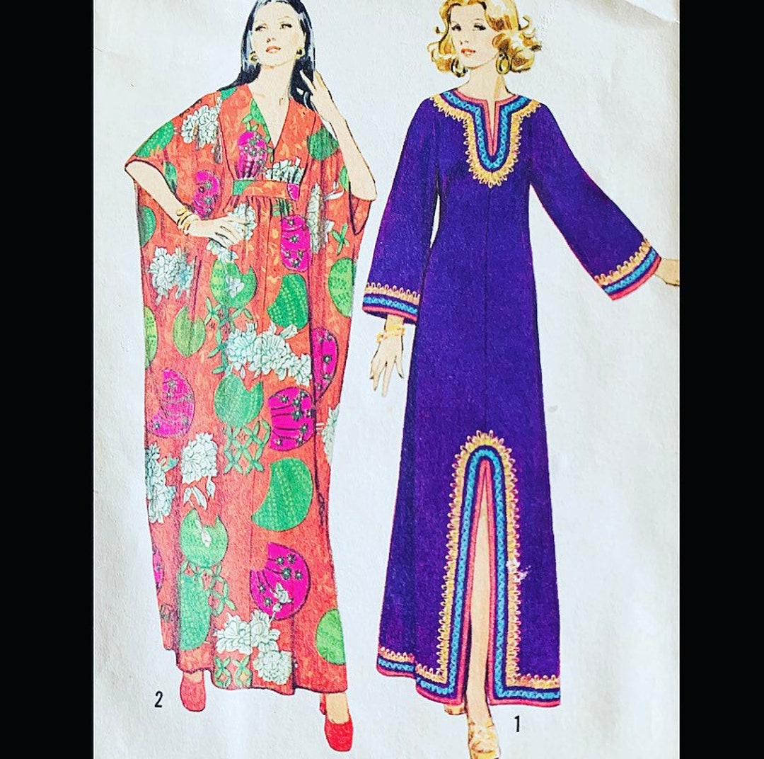 Simplicity 5315 S, Caftan Sewing Pattern, Bat Wing Pattern, Loungewear ...