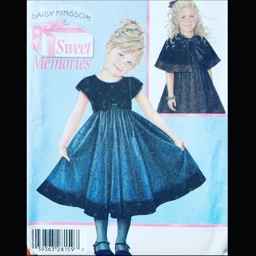 Simplicity 4511, Daisy Kingdom Patterns, Capelet Pattern, Girls Fancy ...