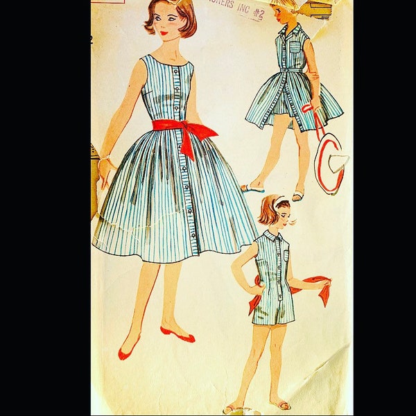 50s Playsuit Pattern - Etsy