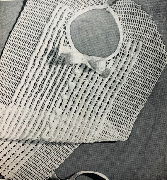 Dickey Pattern Crochet Dickie Pattern Vintage Crochet | Etsy