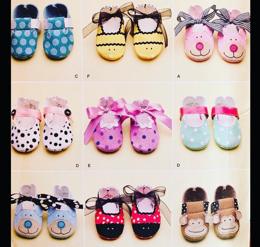Baby Shoes Pattern, Baby Booties Pattern, Baby Shoes Sewing Pattern ...