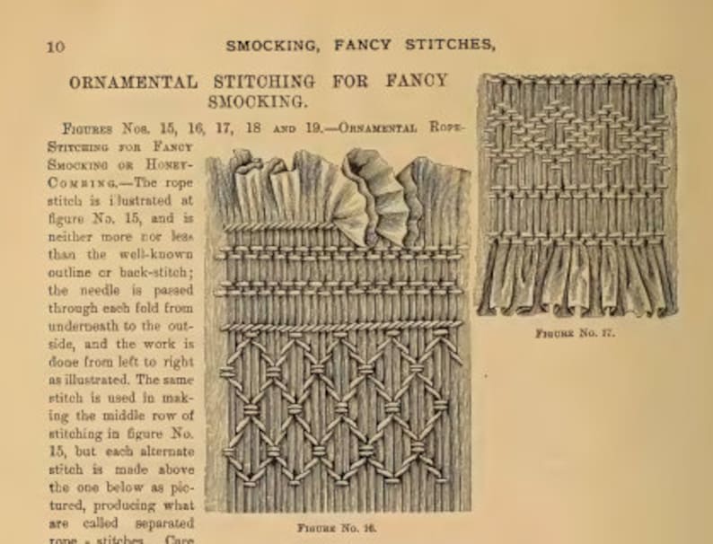 Learn to Do Smocking, Smocked Embroidery Tutorial, Vintage Smock ...
